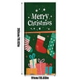 Christmas Door Cover Xmas Front Door Decorations Winter Christmas