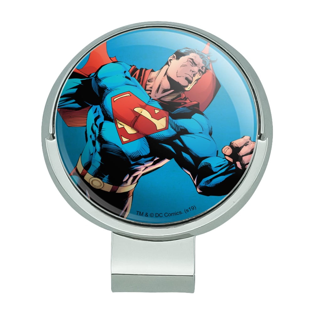 Superman Character Golf Hat Clip With Magnetic Ball Marker - Walmart.com