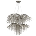 Golden Lighting Autumn Twilight 2-Tier 18-Light Chandelier in Black ...