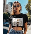 Bohemian Flower T Shirts for Women Short Sleeve Cotton Crewneck T-Shirt ...