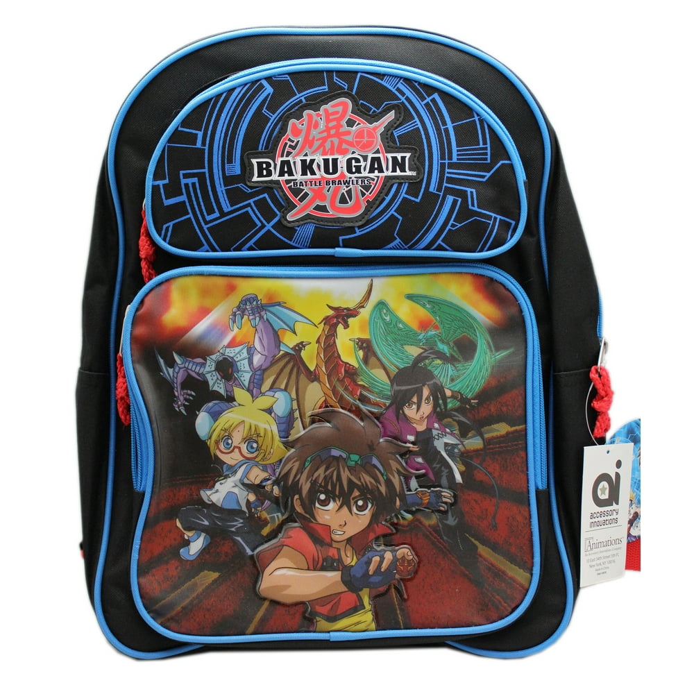 Bakugan - Battle Brawlers 3D Raised Character Full Size Backpack (16in ...