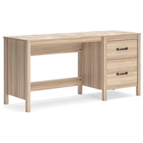 Signature Design by Ashley, Home Office Desk, 60" Tan Chevron Pattern ...