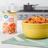 Great Value Spaghetti Rings Pasta with Meatballs in Tomato Sauce, 15 oz ...