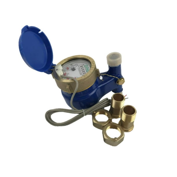 DAE V-50P 1/2" Vertical Water Meter with Pulse Output, Measuring in ...