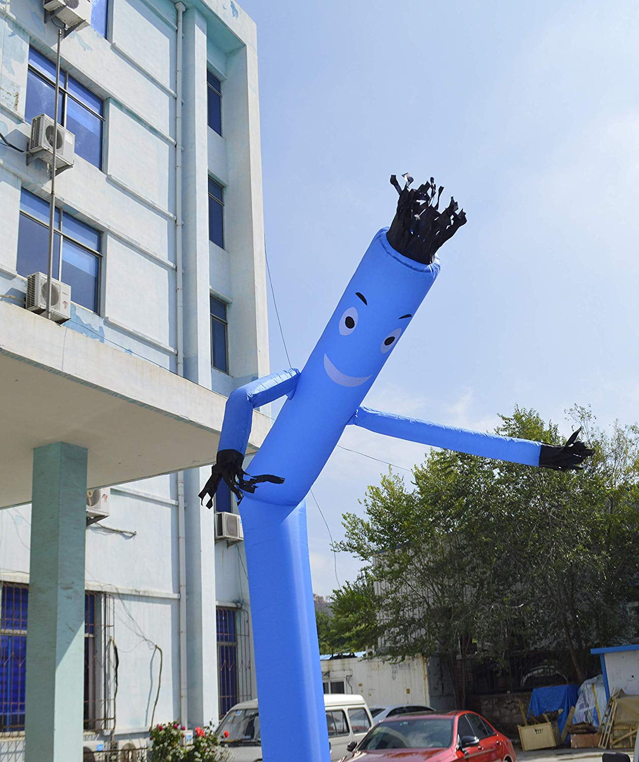 Techtongda Blue 20ft Inflatable Advertising Air Puppet Dancer Party ...