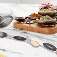 NTGFU Double Sided Stackable Copper Magnetic Measuring Spoons Set with ...