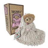 1991 Bearly People Victorian Elegance "Romance" Teddy Bear 14" in Mauve ...