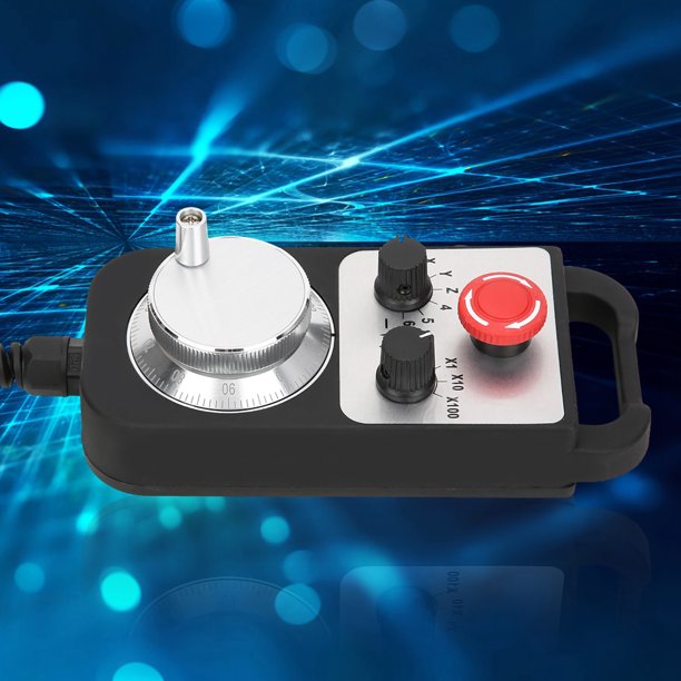 Emergency Stop Switch 6-Shaft Pulse Generator CNC Handwheel, CNC ...