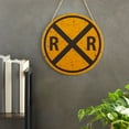 Railroad Crossing Sign for Restaurants, Vintage Train Decor Perfect for ...