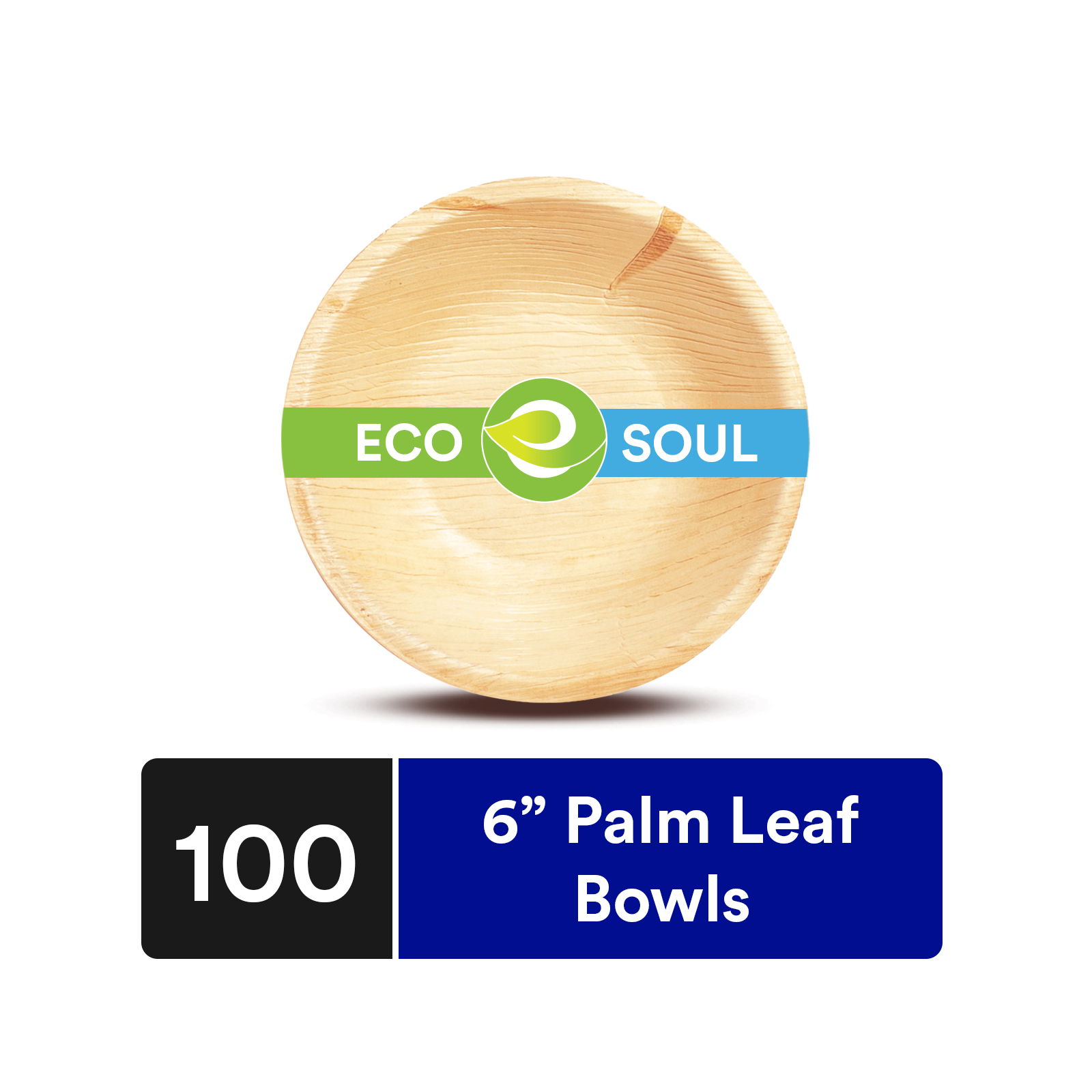 ECO SOUL 100 Compostable 6 Inch Palm Leaf Bowls 100 Counts Heavy eco-soul-100-compostable-6-inch-palm-leaf-bowls-100-counts-heavy