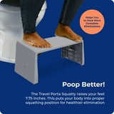 Squatty Potty Portable Bathroom Folding Travel Toilet Stool - Walmart.com