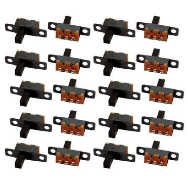 10Pcs 2 Position 3P SPDT Micro Slide Switch Latching Toy Switch 8mmx4mmx4mm - Walmart.com