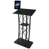 Yescom Mobile Lecterns Podiums Adjustable Height Portable Rolling Table ...