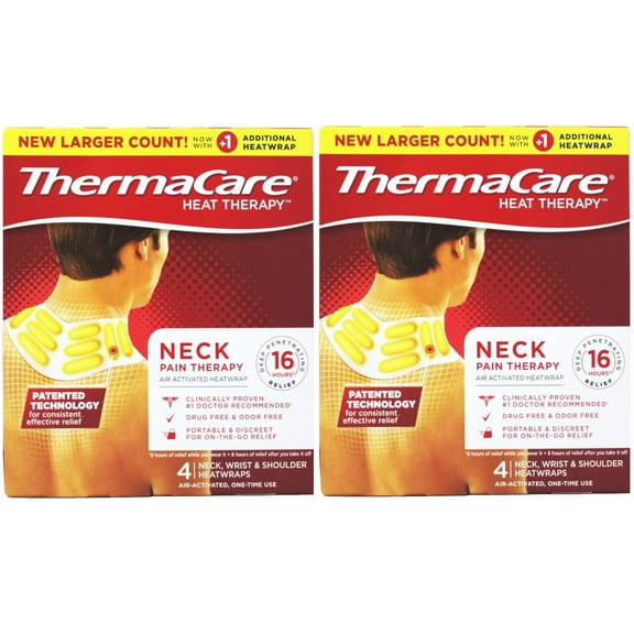 ThermaCare Shoulder, Neck & Back Pain Relief Heat Wraps 11 Count ...