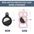 Sherry 2 Pack Protective Case for Airtag,Portable Pet Collar Holder ...