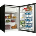 Haier 2.7 Cu Ft Single Door Compact Refrigerator HC27SW20RV, Steel ...