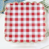 Disposable Checkerboard Plates Dinner Plates Paper Cup Tablecloth Paper ...