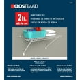 ClosetMaid 2ft Multi-Purpose White Wire Shelf Kit for Wall Storage ...