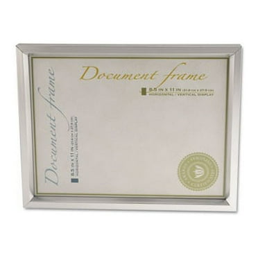 Basic Black Metal Document Frame - 8.5 x 11 in. - Walmart.com