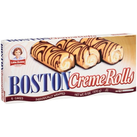 Little Debbie Boston Creme Rolls - 6 CT - Walmart.com