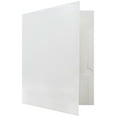 JAM Paper Glossy Two Pocket Folders, White, 100/Pack - Walmart.com