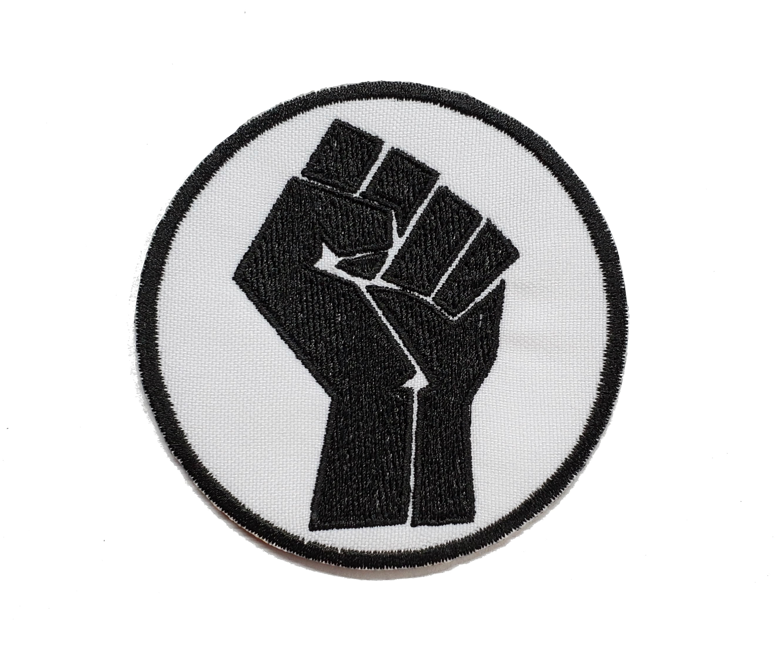 Black Lives Matter Fist Embroidered Sew/Iron-On Patch 3" BLM Racial ...