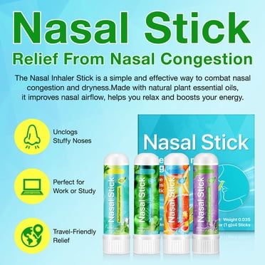 BoomBoom Nasal Stick (3 Pack) | Enhances Breathing + Boosts Focus ...