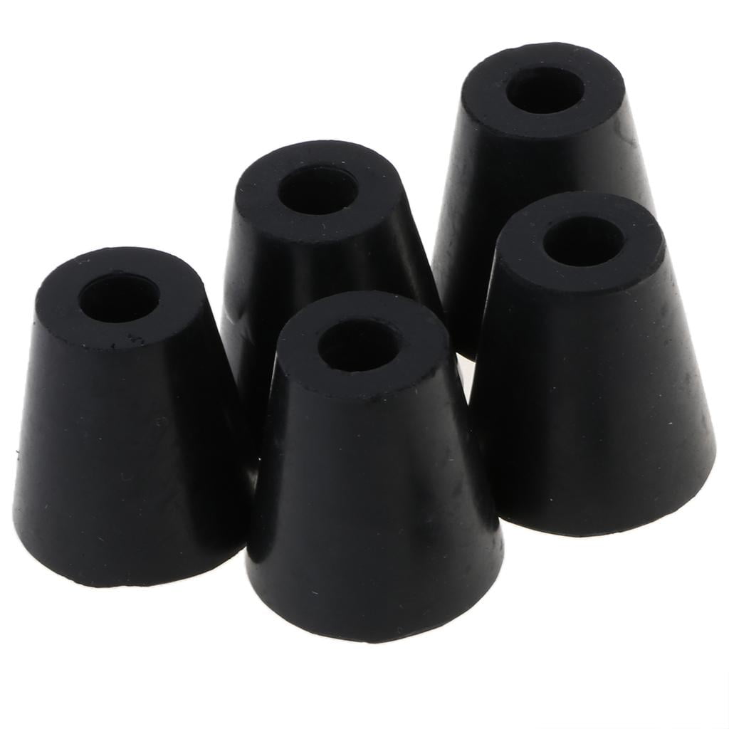 5 Pieces Rubber Foot Bumpers Amp Housing Leg Foot Pad 40x - Walmart.com