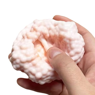 Crunchy Snow Ball Stress Ball- Squishy Squeeze Toy, Sounds Like ...