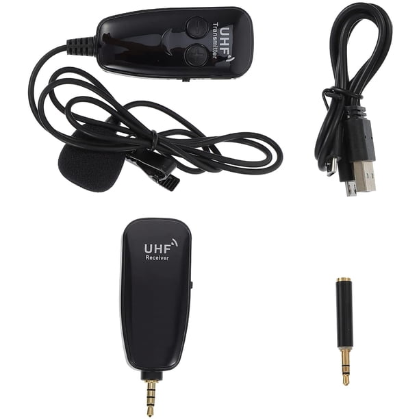 1 Set 3. 5mm Clip On Mic Lapel Microphone for Recording Live Streaming ...