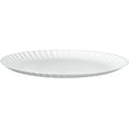 Comfy Package Strong 9 Inch Paper Plates, White Disposable Heavy Duty ...