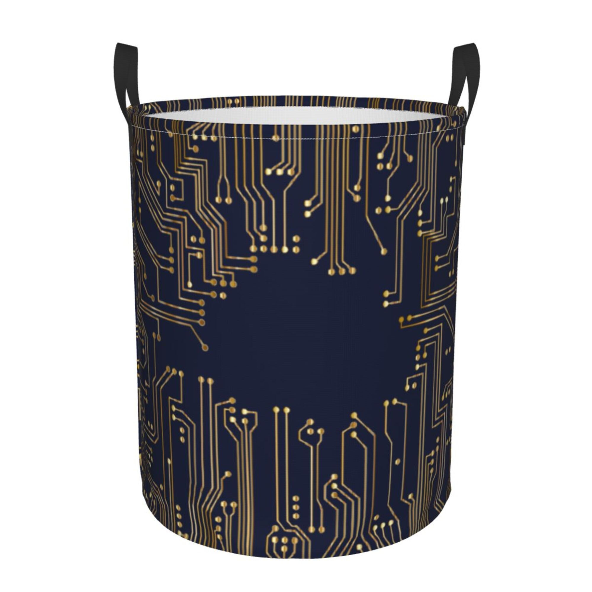 LNWH Laundry Basket Organizer, Circuit Board Line Art Pattern Foldable ...