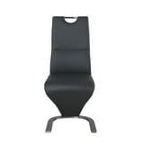 Milan Sully Handle-Back Contemporary Side Chair in Gray (Set of 2 ...