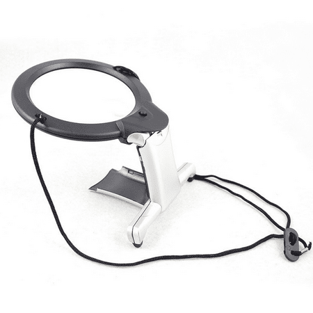 HEIBIN Neck and Desk Magnifying Magnifier 6X Magnifier, Hands-free Arm ...