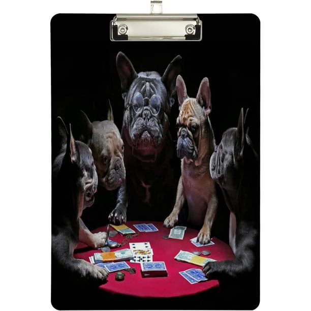 ZHANZZK Funny French Bulldog Dogs Clipboard Hardboard Wood Nursing Clip ...