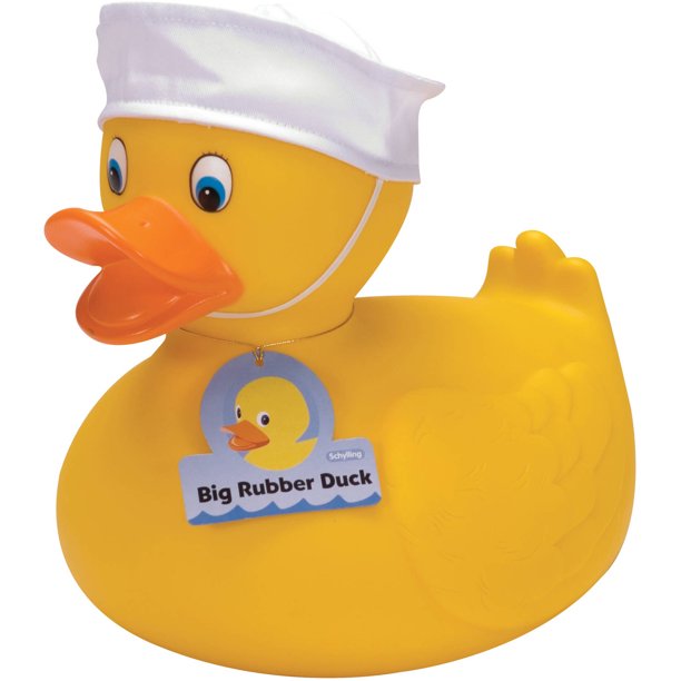 Schylling Large Rubber Duck, Styles May Vary - Walmart.com - Walmart.com