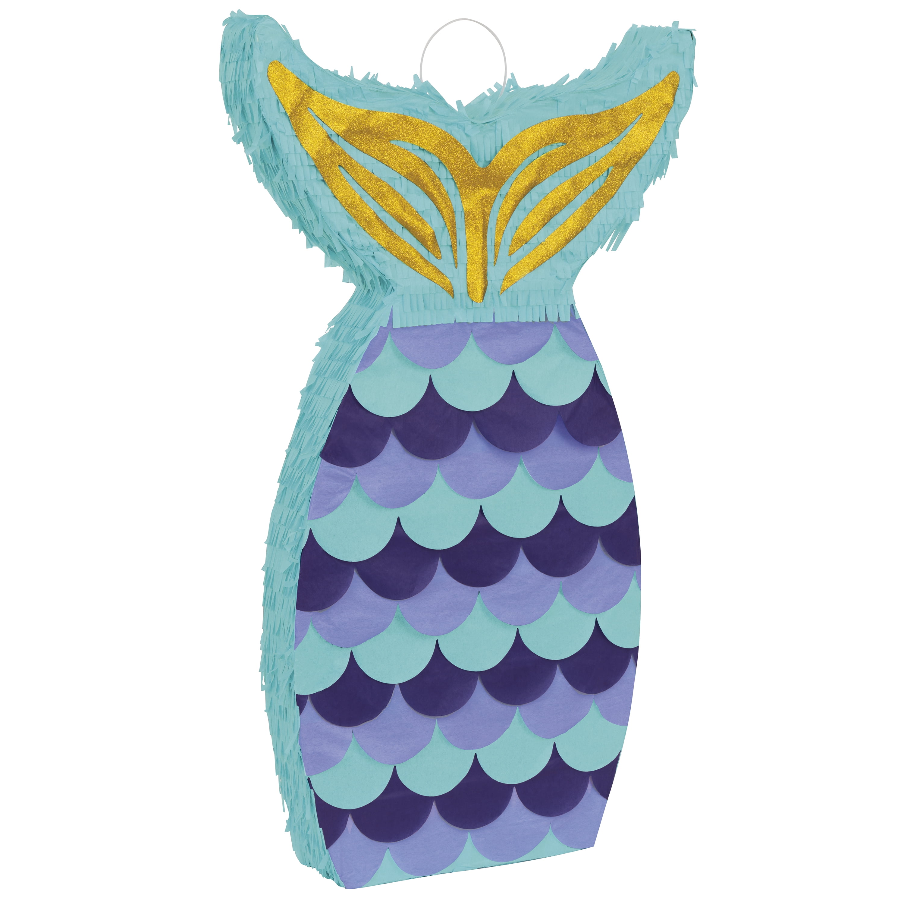 Way to Celebrate! Jumbo Mermaid Tail Pinata, 38.5 x 21.75in - Walmart.com