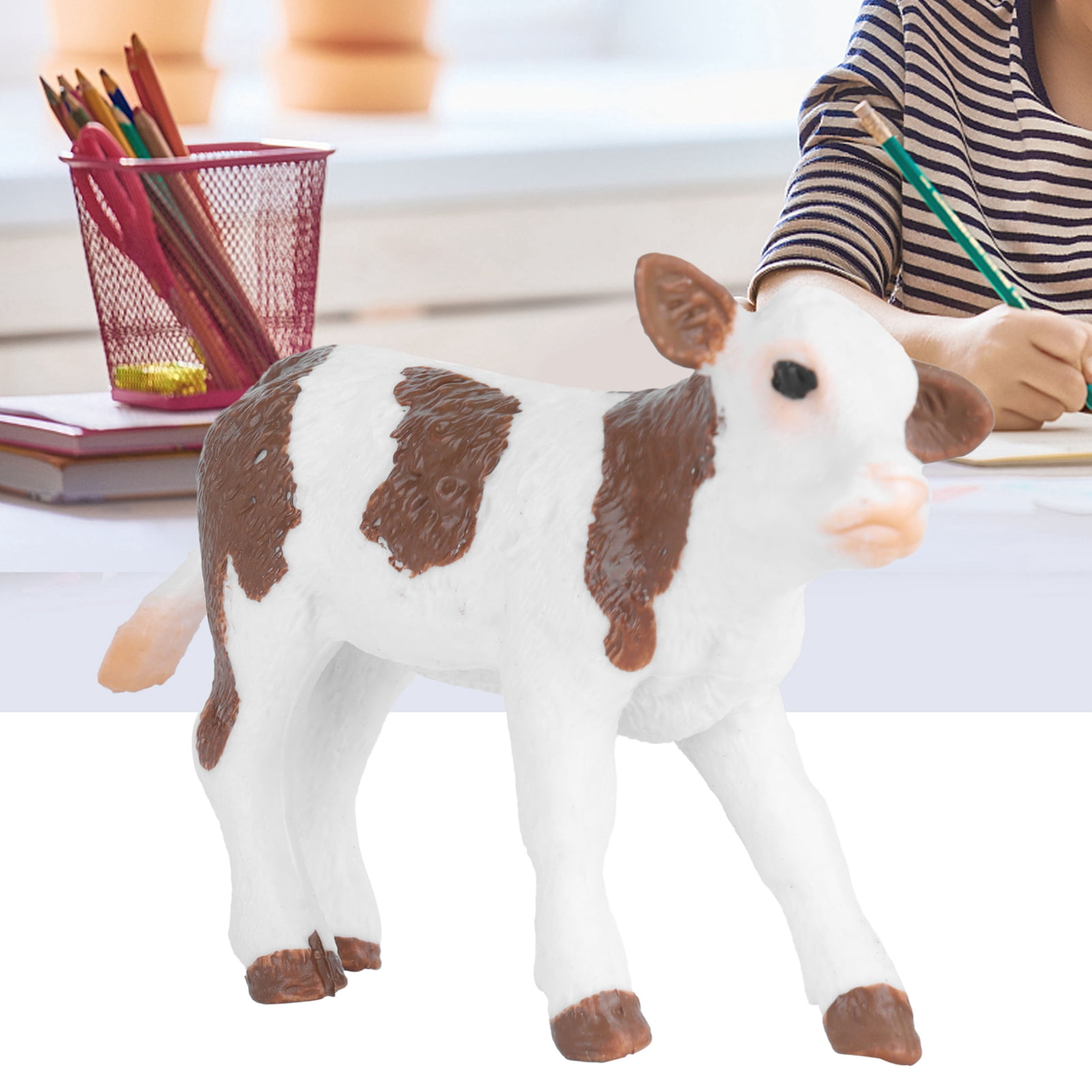 Simulacia Figura de Vaca, Modelo de Vaca Toy Prácico Práctico Safe for ...