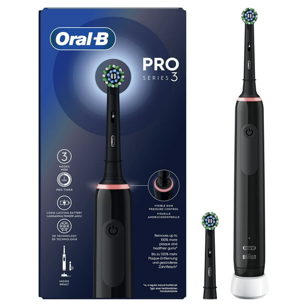 Oral-B Pro 3 3000 CrossAction Black Edition - Walmart.ca
