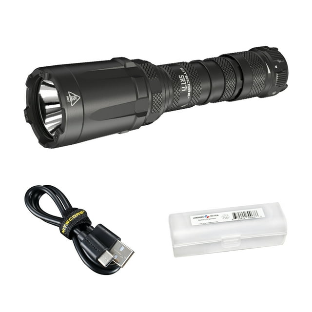 NITECORE SRT7i 3000 Lumen Long Throw Rechargeable Flashlight + Longhorn ...