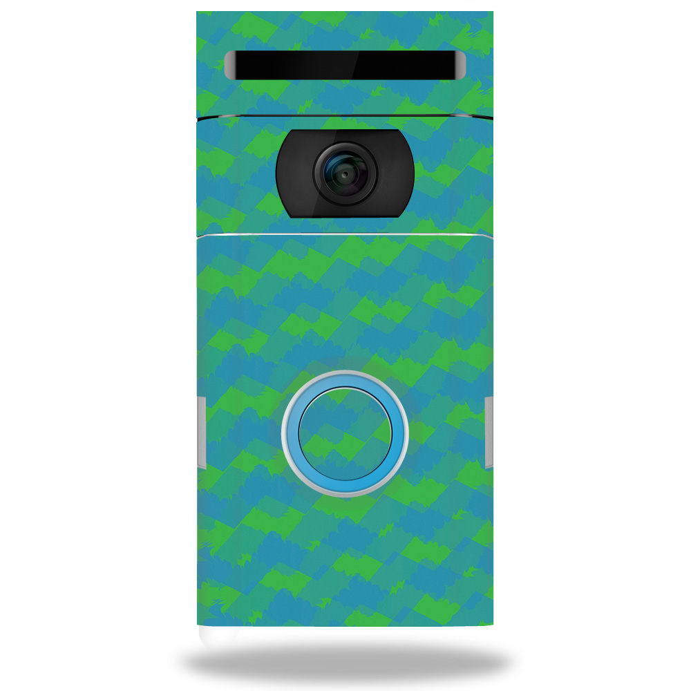 Skin Decal Wrap Compatible With Ring Video Doorbell 2 Sticker Design ...
