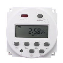 Time Relay Programmable 5V DC 16A Weekly Timer Switch LCD On Off ...