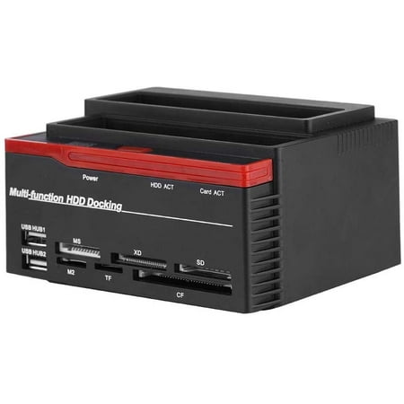 Dual-Bay 2.5"/3.5" Hard Drive Dock Station IDE HDD Enclosure Docking ...