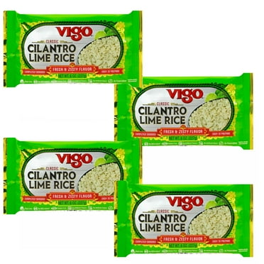 Vigo Classic Gluten Free Fresh and Zesty Cilantro Lime Rice, 2 lb [Pack ...