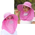Adjustable Sun Hat for Outdoor Sports with Neck Flap, 50+ Windproof ...