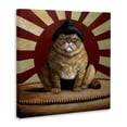 Stupell Industries Sumo Cat with Sun Rays Canvas Wall Art, design by ...