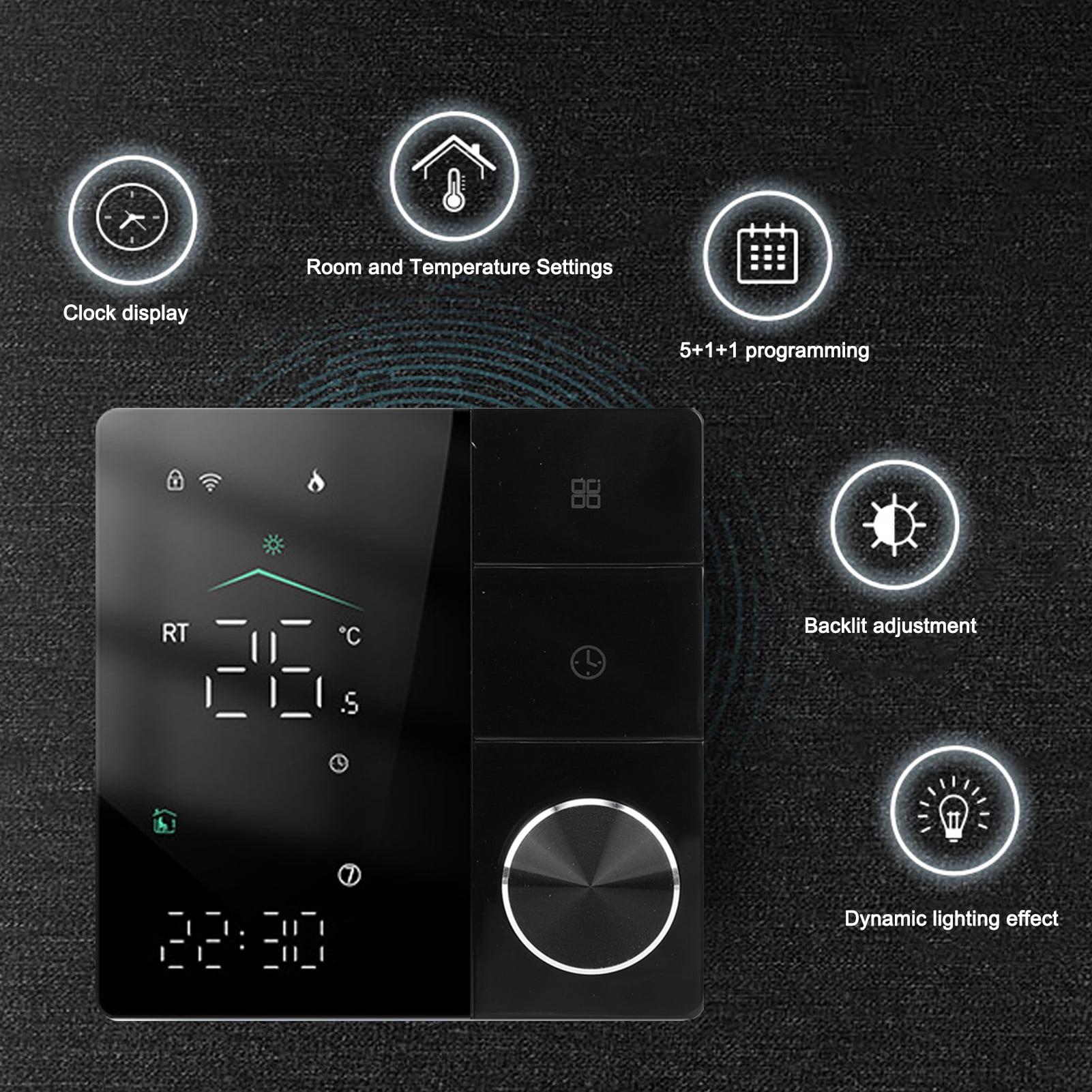 Termostato Inteligente, Termostato Doméstico 1 Grado Celsius De ...