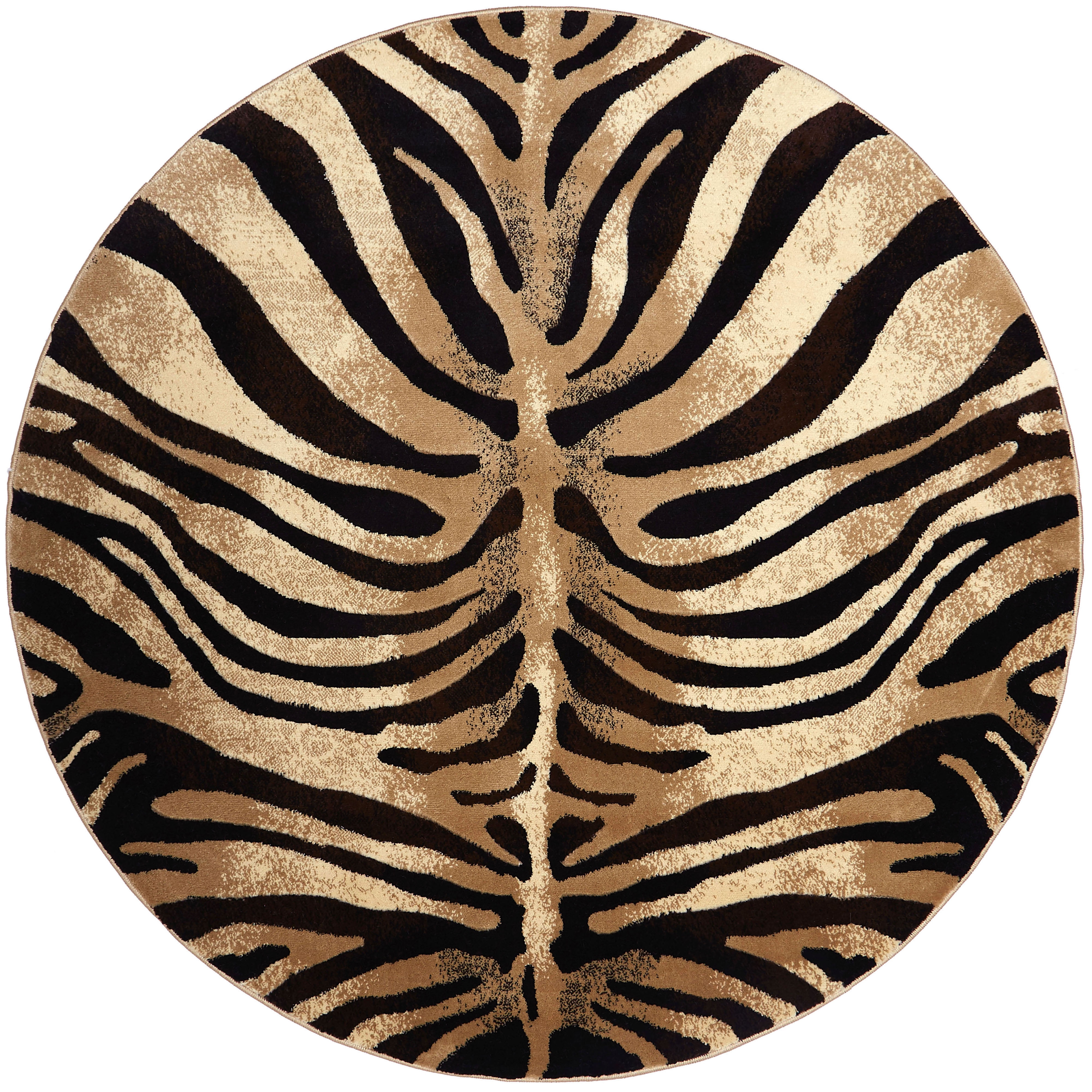 Home Dynamix Tribeca Fawn Contemporary Animal Print Area Rug, Dark ...