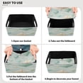 2 Pcs Foldable Felt Storage Bins Decorative Fabric Organizer Baskets ...