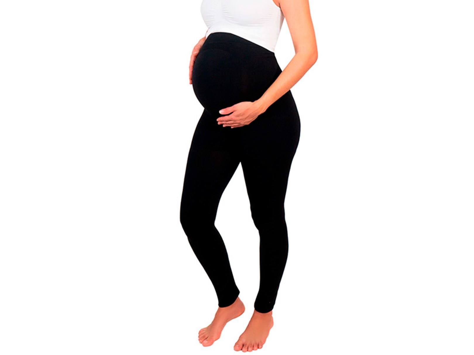 Legging Maternal Soporte De Vientre Sin Costuras negro XXG I Love Shape ...